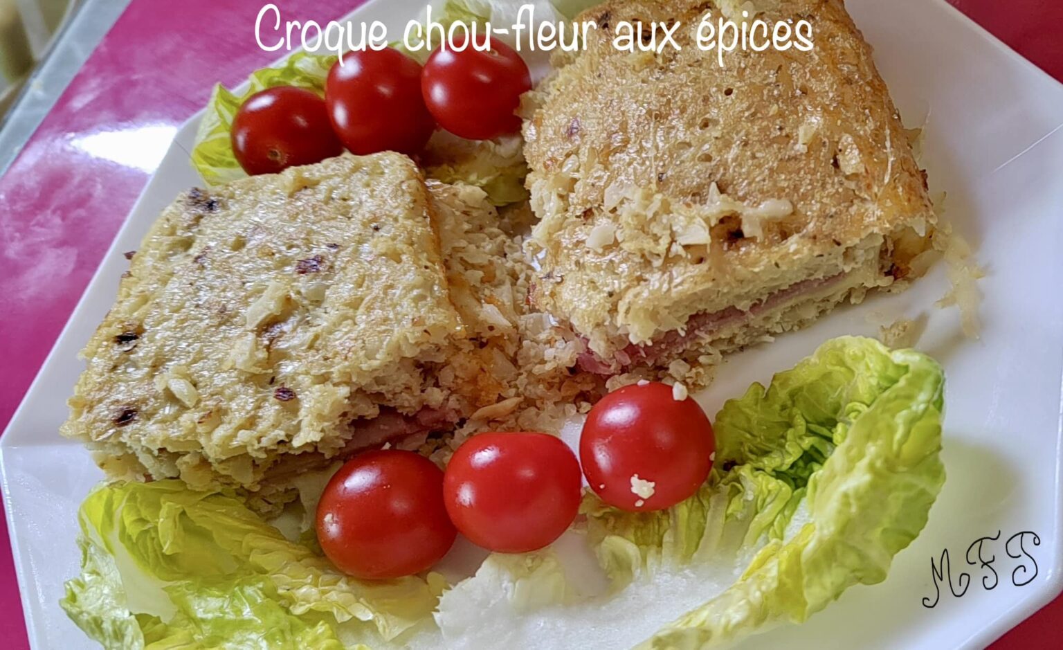 Croque chou-fleur aux épices - Recette Cake Factory