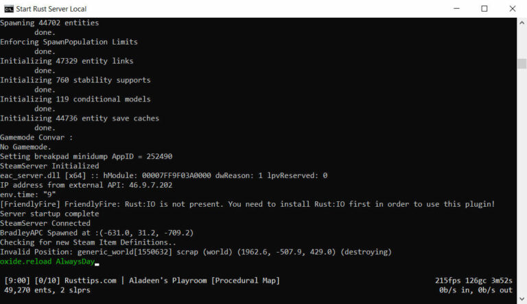 170 Rust Server Admin Commands Rusttips 1 Resource For Aim Training Calculators And Rust
