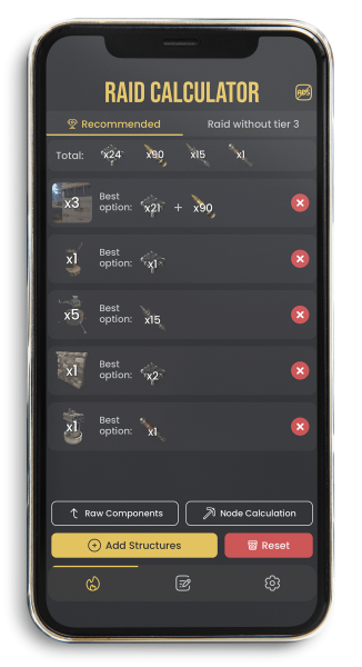 Rust Raid Toolkit | #1 Rust Raid Calc for iOS & Android