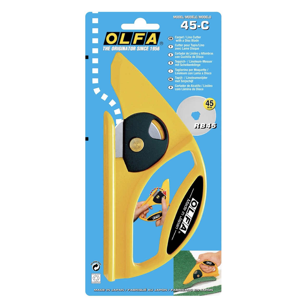 Olfa Carpet & Roller Cutter (45C) | Ryalls Decorating & Building Supplies