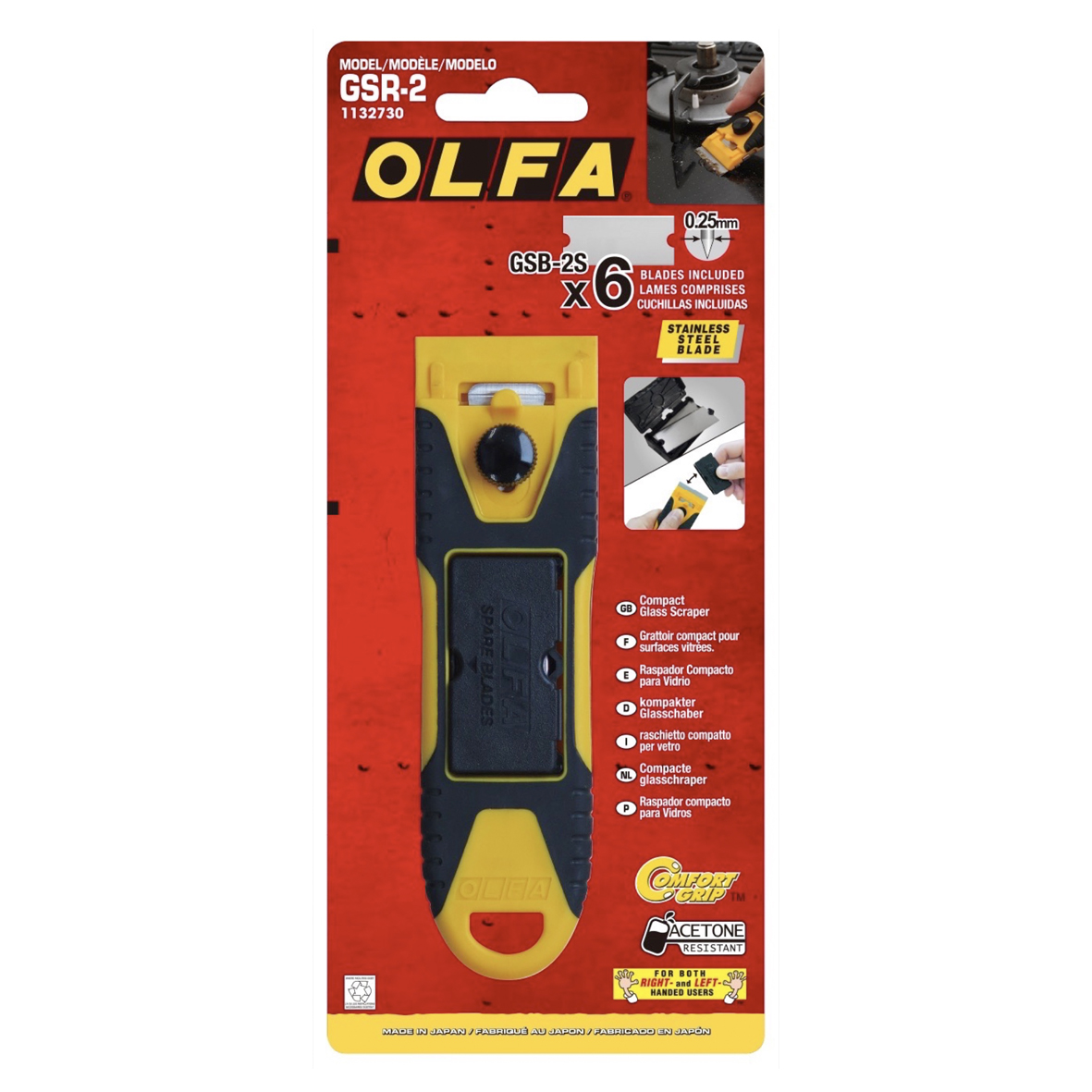 Olfa Glass Scraper (GSR 2) | Ryalls Decorating & Building Supplies