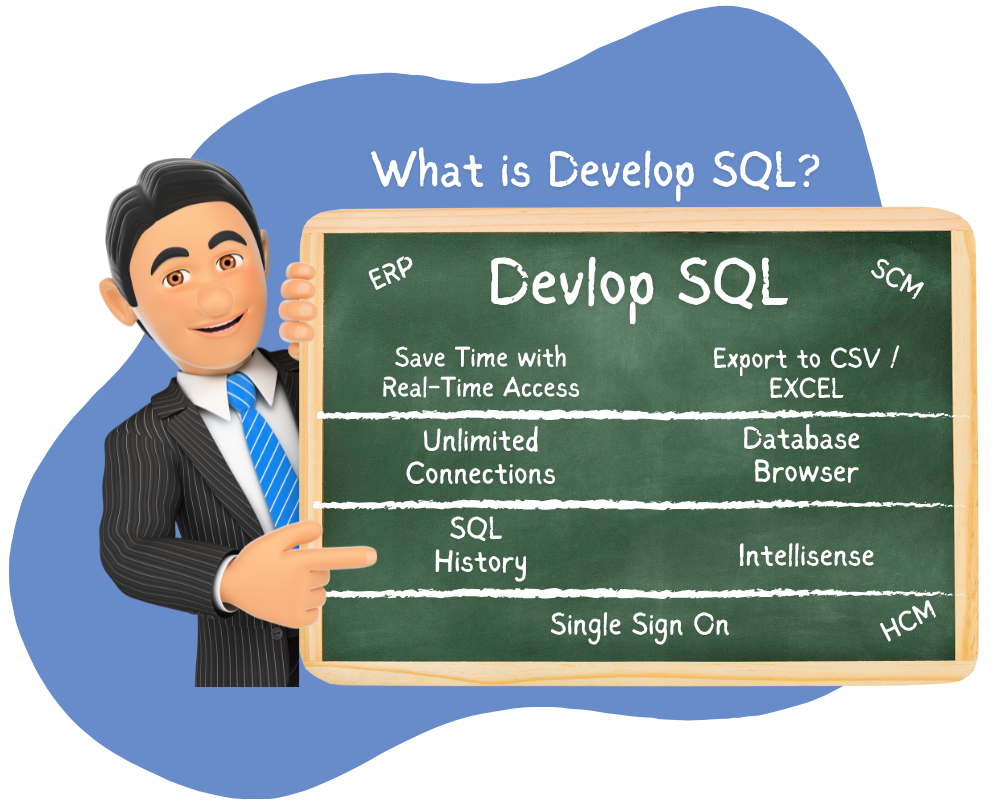 Develop SQL - SQL Tool for Oracle Fusion Cloud