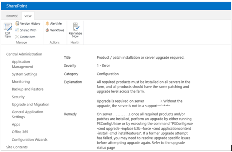 Content database is in compatibility range and upgrade is recommended – LISE RASMUSSEN