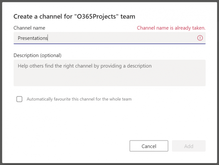 Delete and Rename channels in Teams – LISE RASMUSSEN