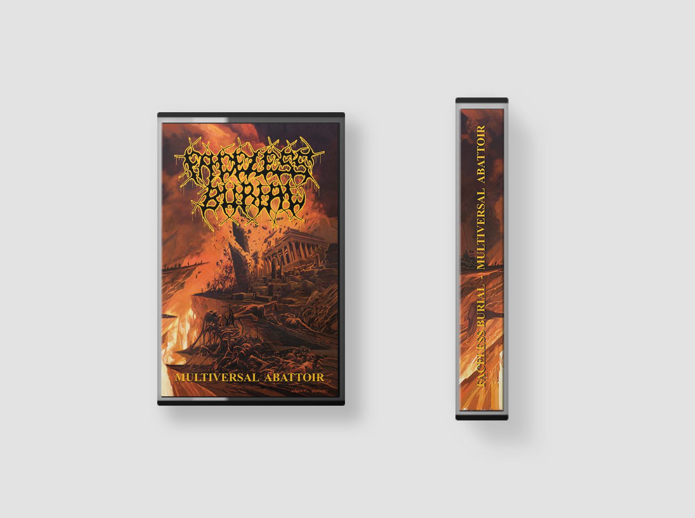 FACELESS BURIAL - Multiversal Abattoir CASSETTE (Red) - Blood Harvest ...