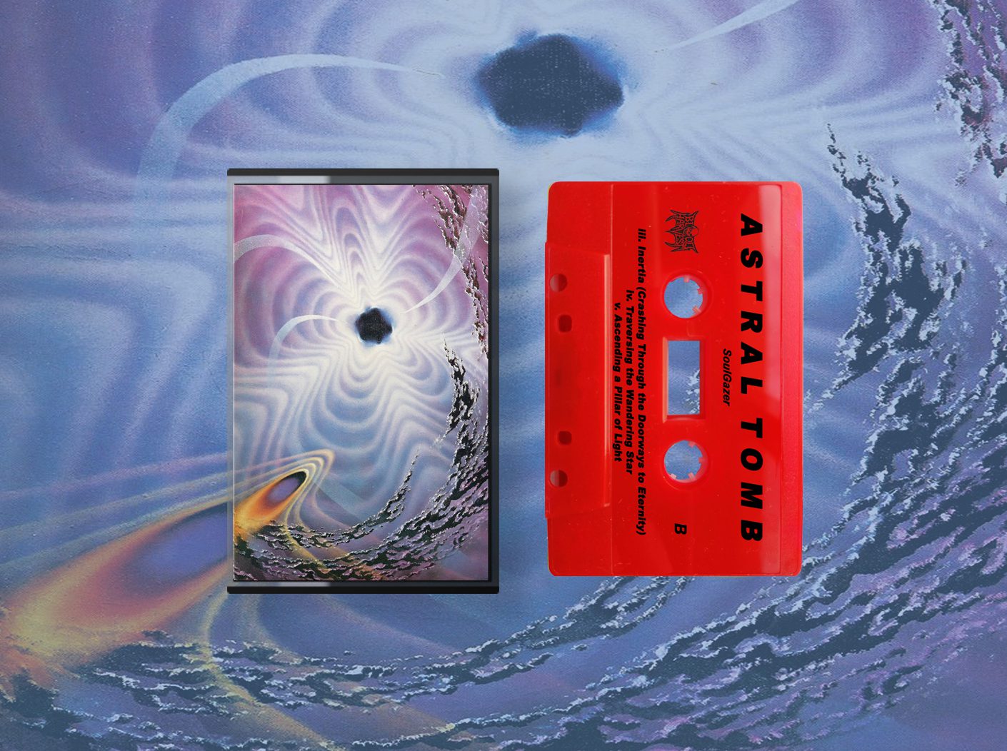 ASTRAL TOMB - Soulgazer CASSETTE (Red Shell) - Blood Harvest Records