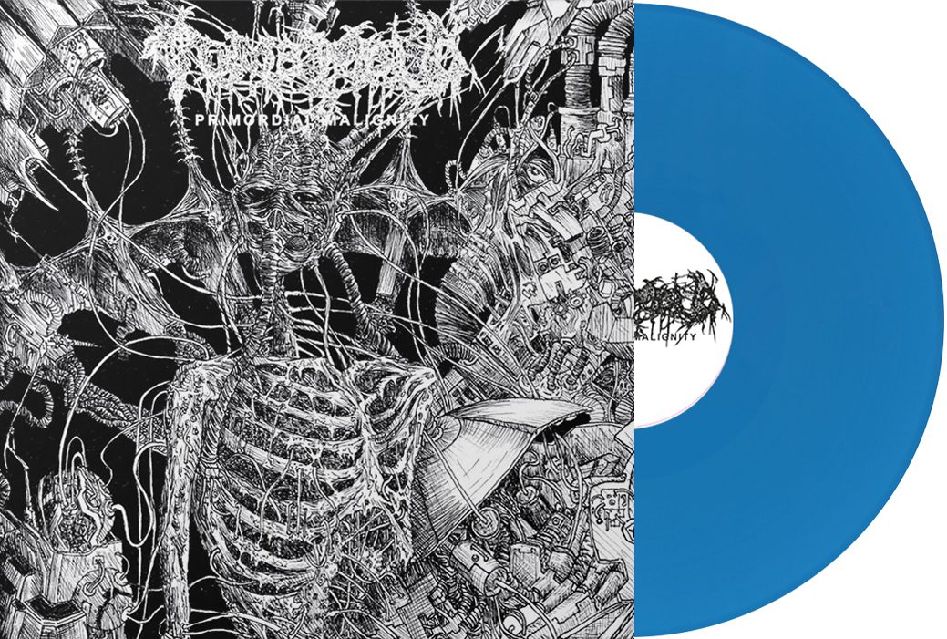 TOMB MOLD - Primordial Malignity LP (Blue) - Blood Harvest Records