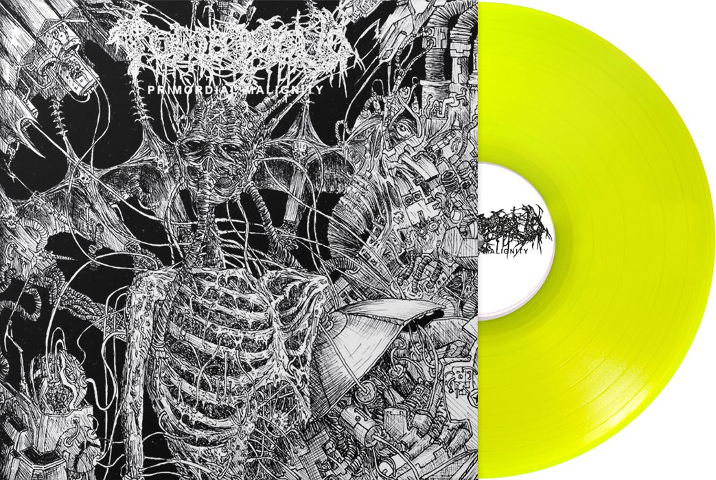 TOMB MOLD - Primordial Malignity LP (Yellow) - Blood Harvest Records