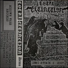 TOTAL EXTINCTION - Demo Attack I CASSETTE - Blood Harvest Records