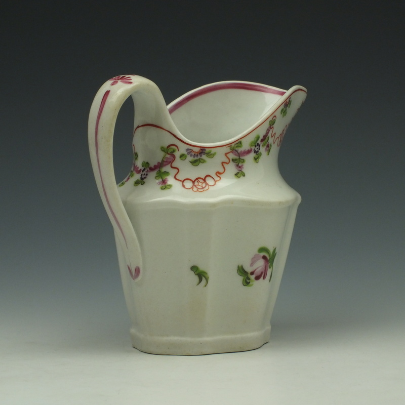 New Hall Pattern 195 Cream Jug c1790-1800 (5) – English Porcelain Online