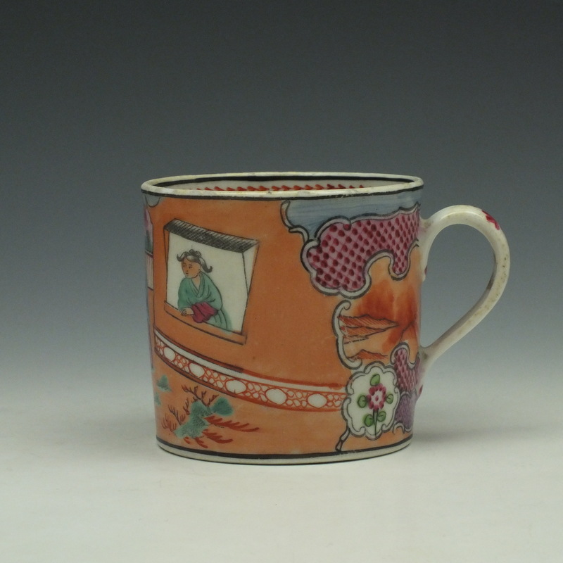 New Hall Pattern 425 Coffee Can and Saucer c1800-15 (2) – English ...