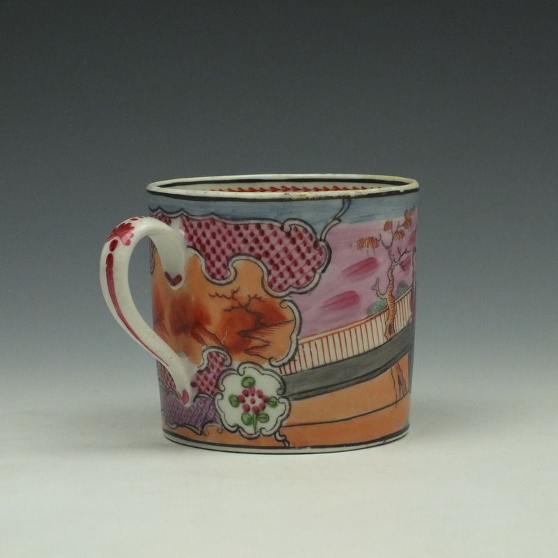 New Hall Pattern 425 Coffee Can and Saucer c1800-15 (5) – English ...