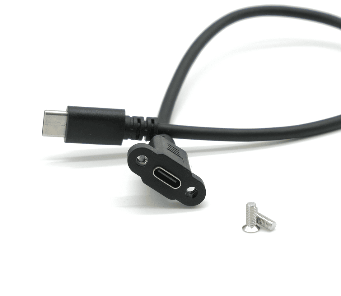 Chassis Cable connector USB-C male-chassis female – Winther3D
