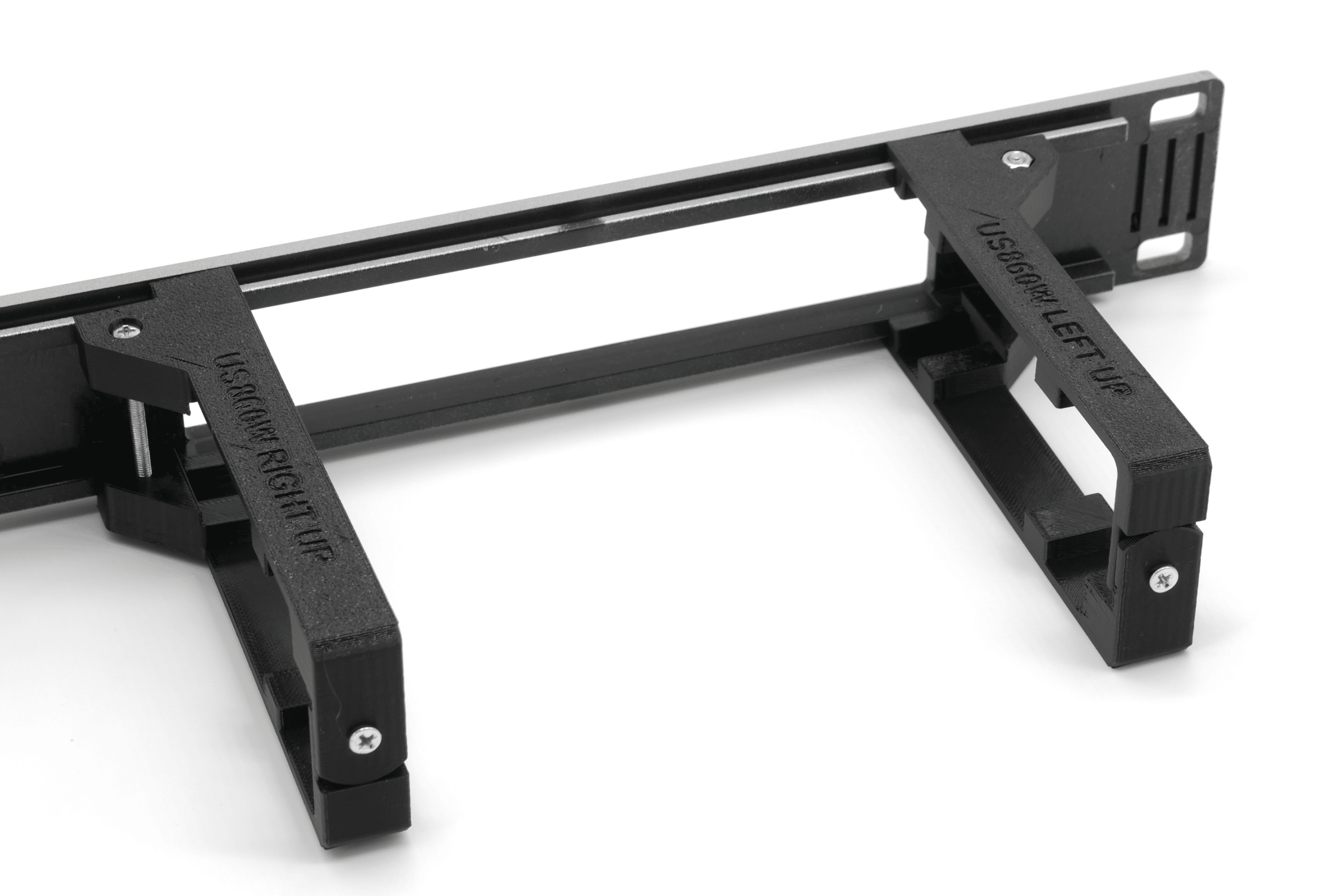 Rack mount UniFi US-8-60W Injection molded front (customized) and 3D ...
