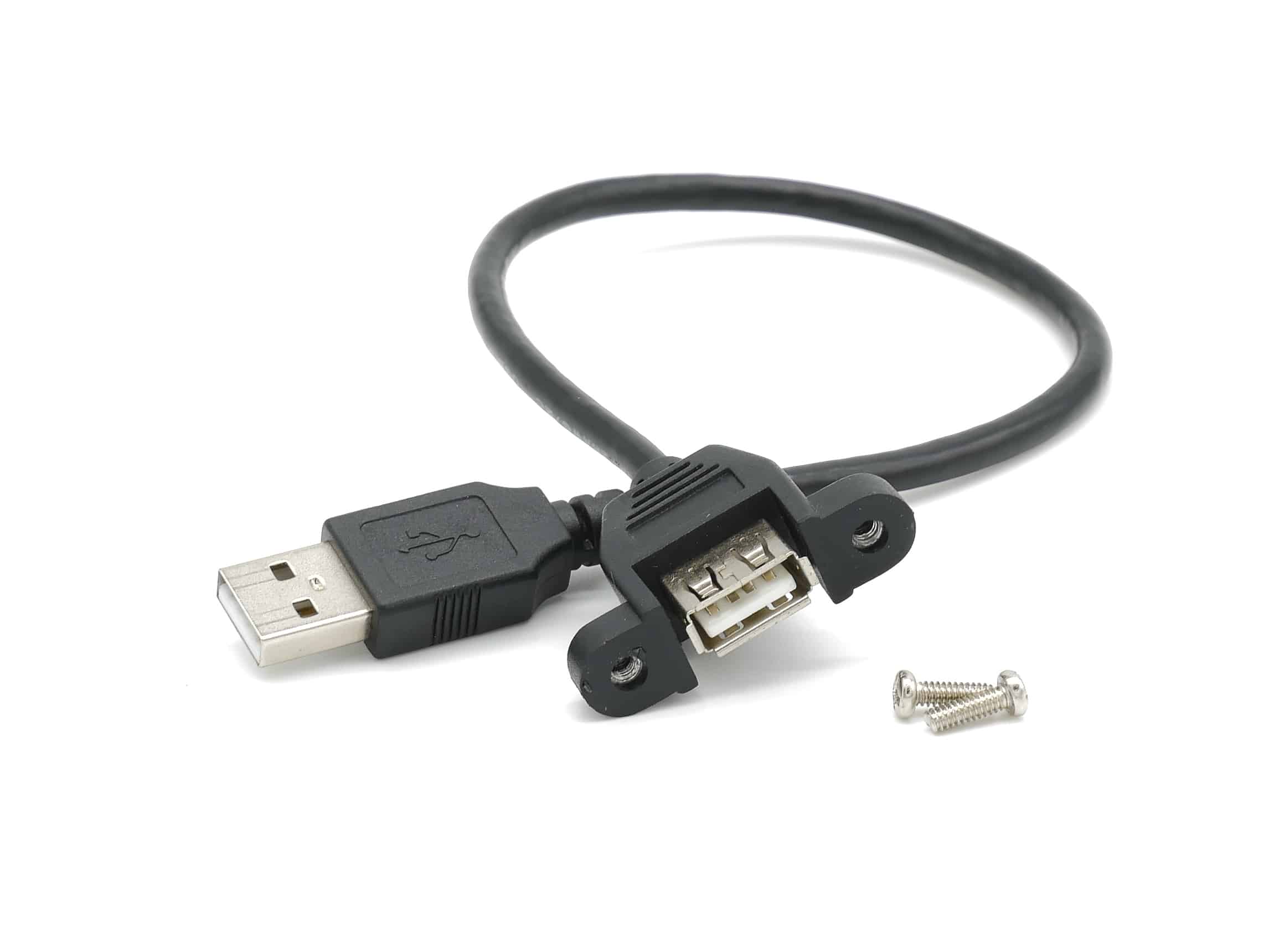Chassis Cable connector USB-A male-chassis female – Winther3D