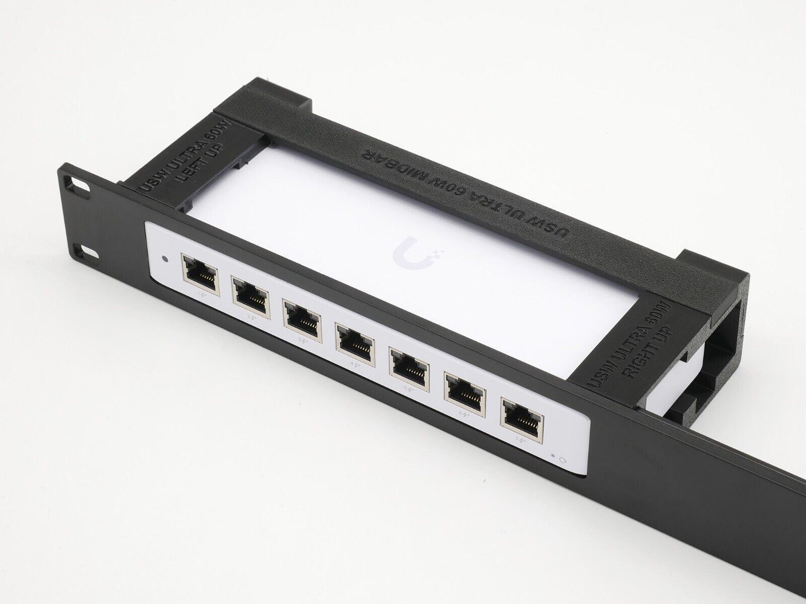 Rack mount for Ubiquiti USW-ULTRA switches 19inch 1U - injection molded ...
