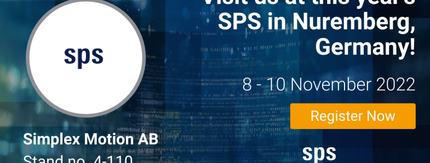 Visit us at SPS-Nürnberg 2022 | Simplex Motion
