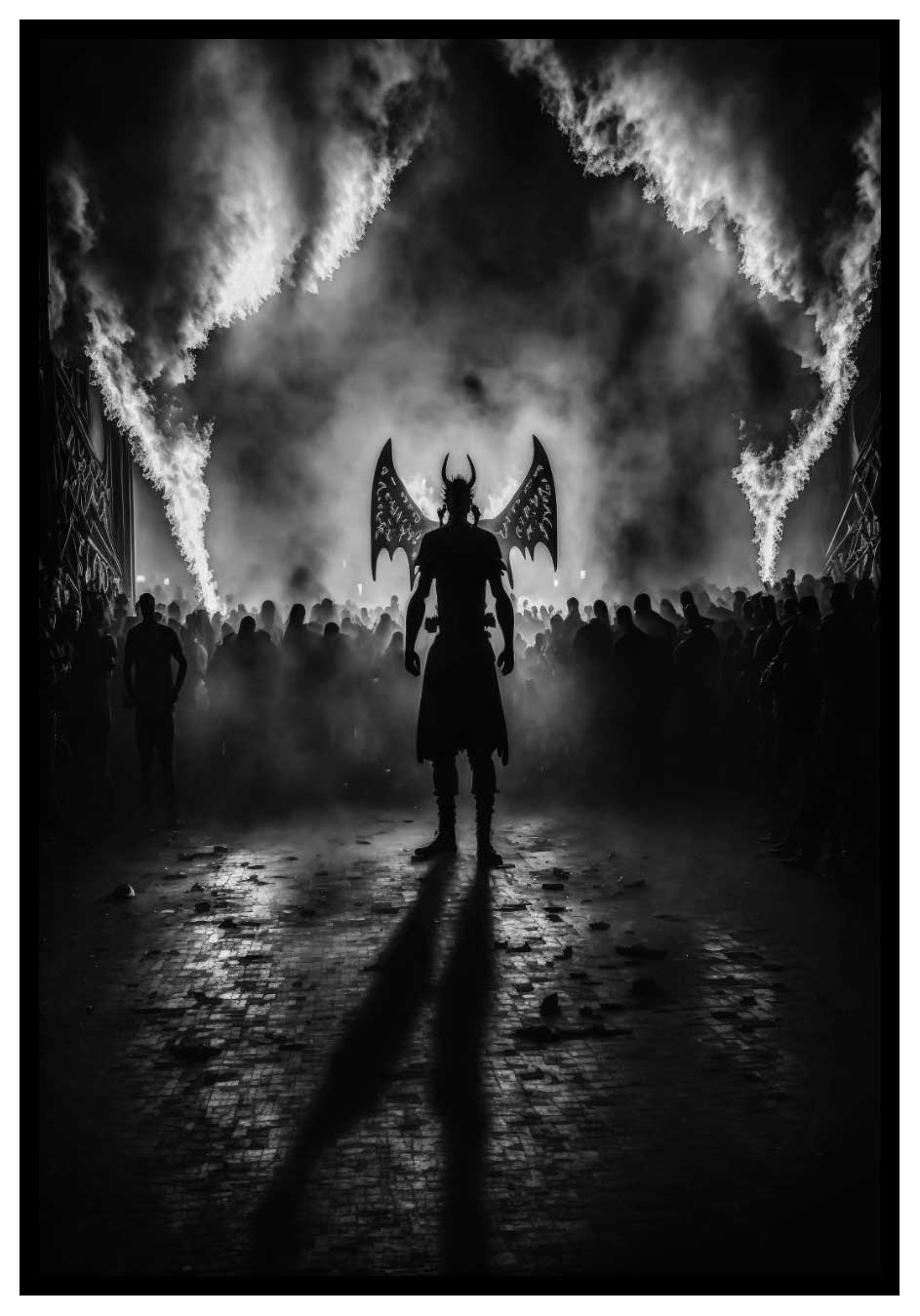 A Fallen Angel Horror Poster