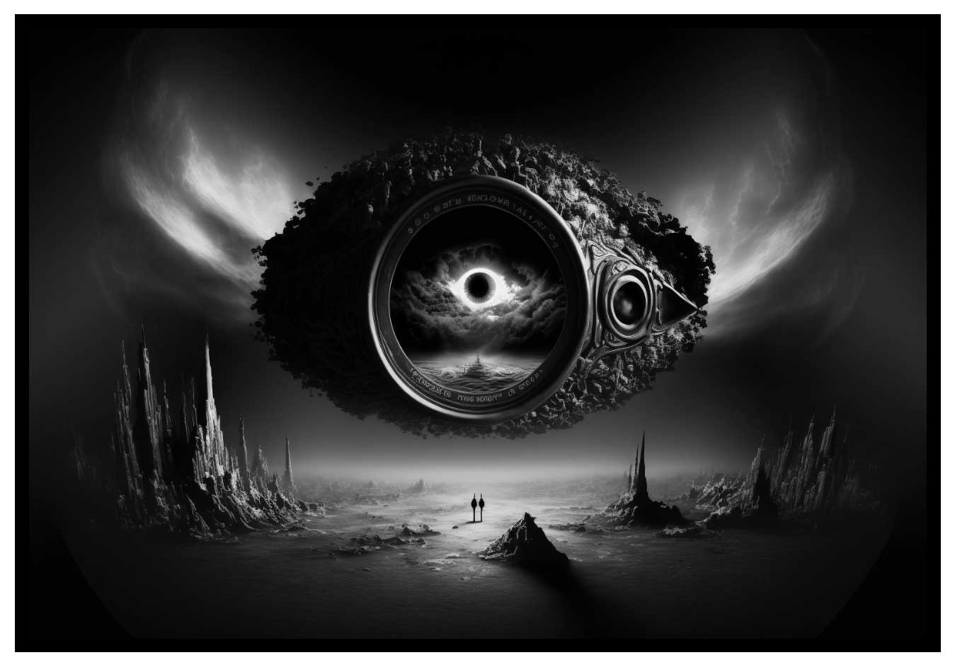 Dark World Black Hole - Mörk fantasy poster