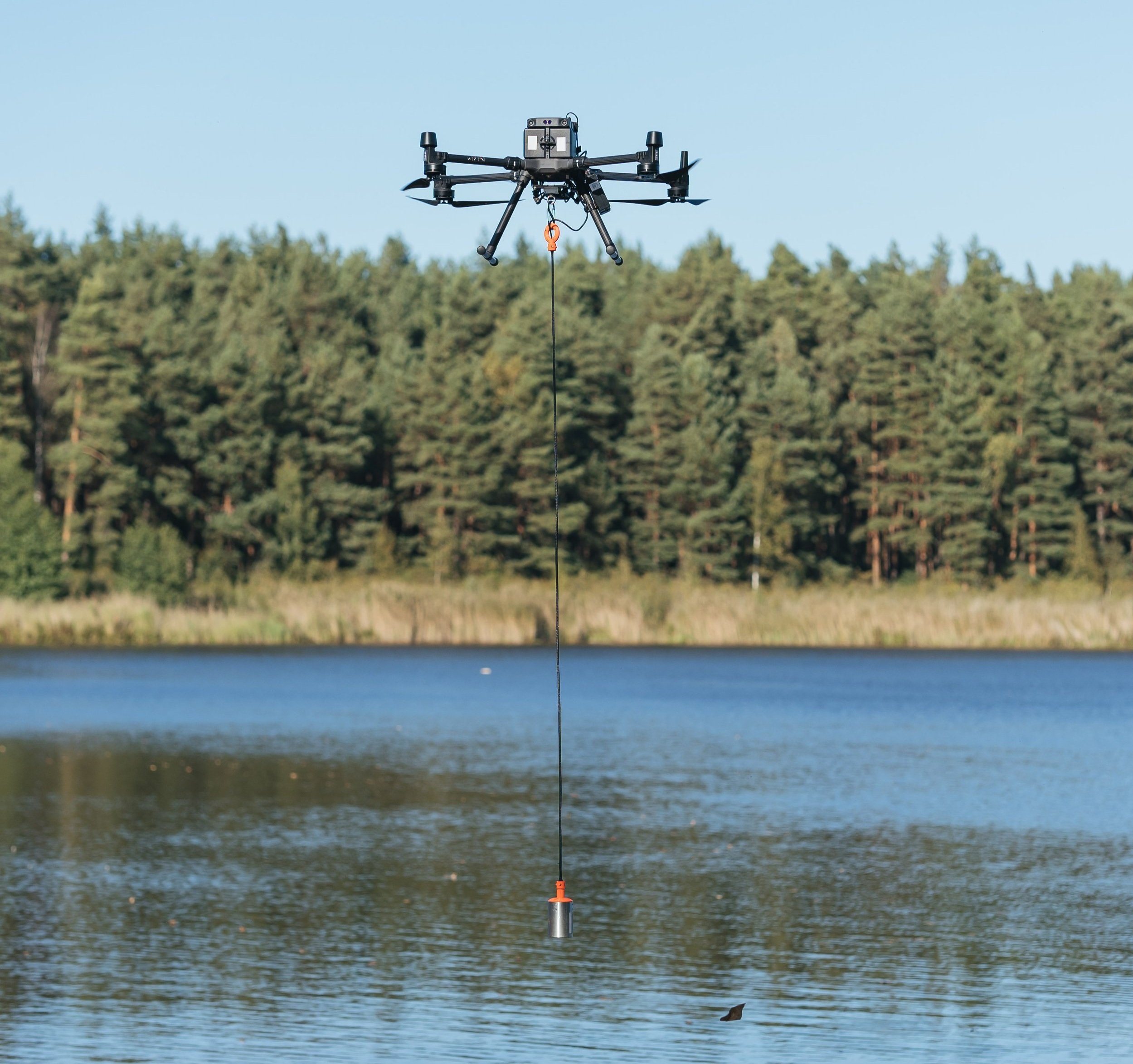 Drone Bathymetry Using Echosounder - Sky Sight Facilities Management