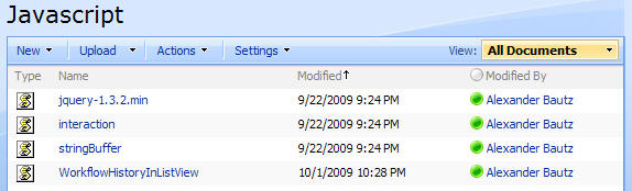 Show Workflow history in Workflow status column in list view – SharePoint JavaScripts