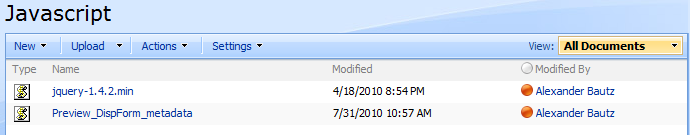 PreviewMetadata_ScriptLibrary – SharePoint JavaScripts