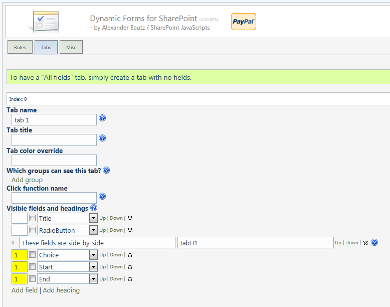 Dynamic Forms for SharePoint: Now with side-by-side – SharePoint ...