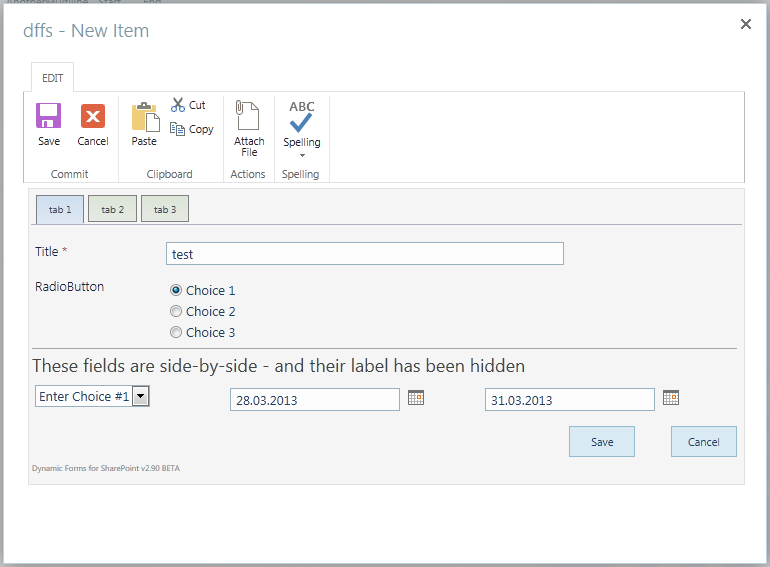 Dynamic Forms for SharePoint: Now with side-by-side – SharePoint JavaScripts