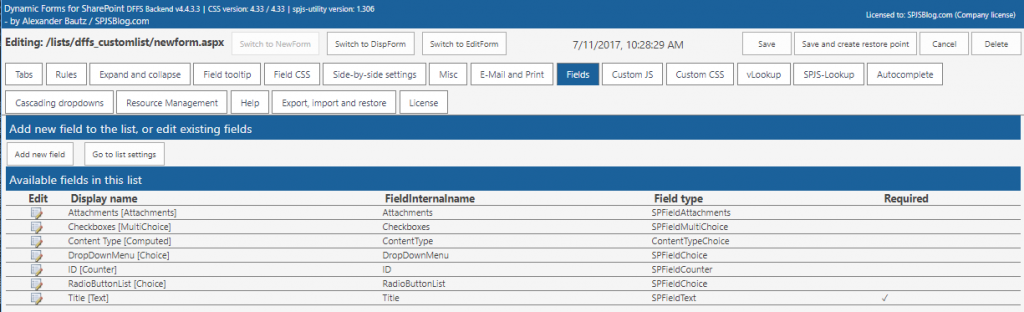 Dffs User Manual Sharepoint Javascripts
