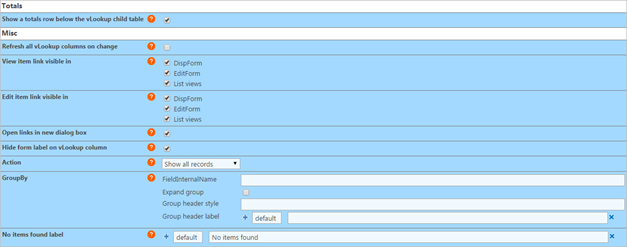 vLookup: User manual – SharePoint JavaScripts