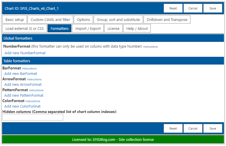 SPJS Charts for SharePoint user manual – SharePoint JavaScripts