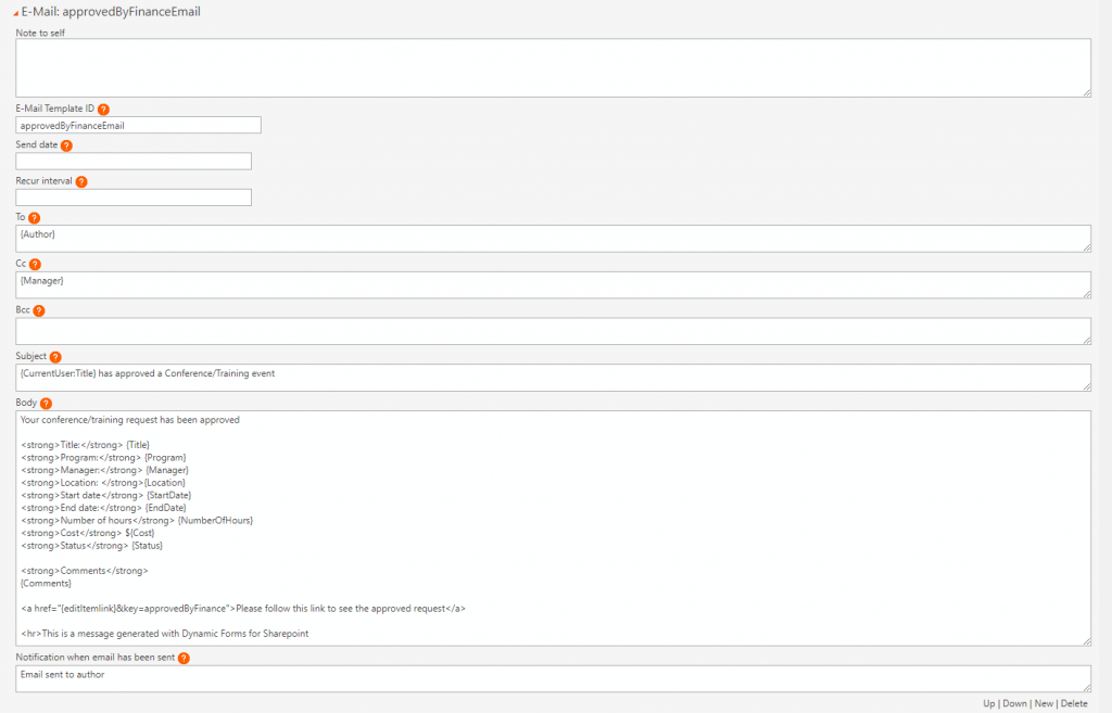 DFFS Example: Training application list with approval – SharePoint JavaScripts
