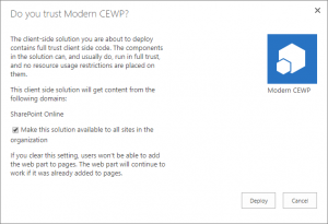 Modern CEWP by SPJS – SharePoint JavaScripts