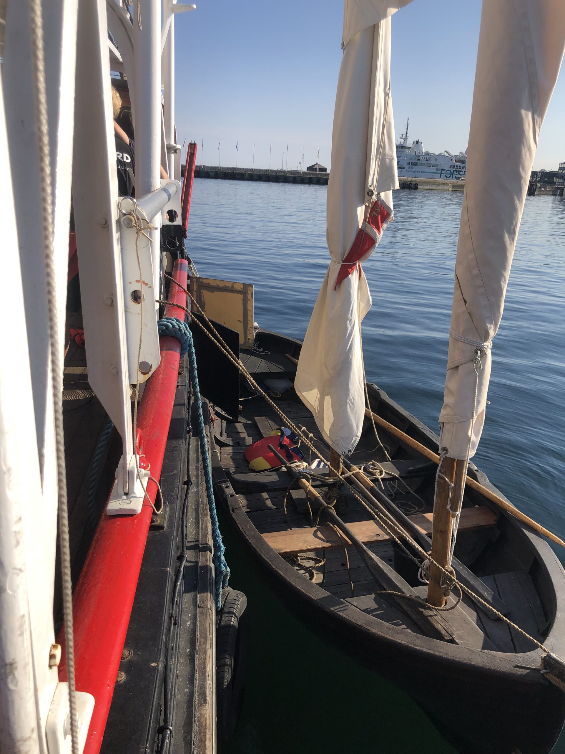 Sket i august. – Veteranskibet S/S Bjørn