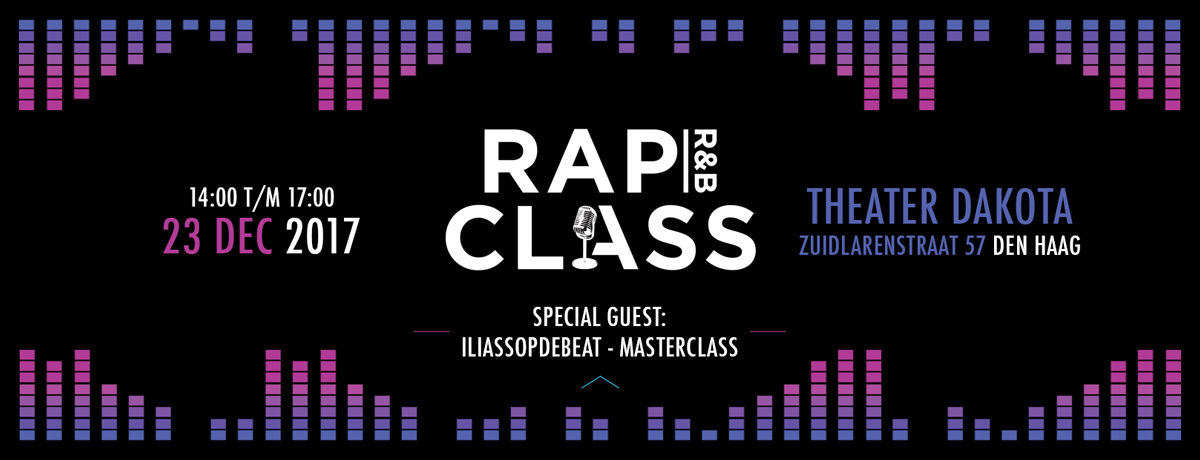 RAP CLASS 2017 houden eindpresentatie in Theater Dakota