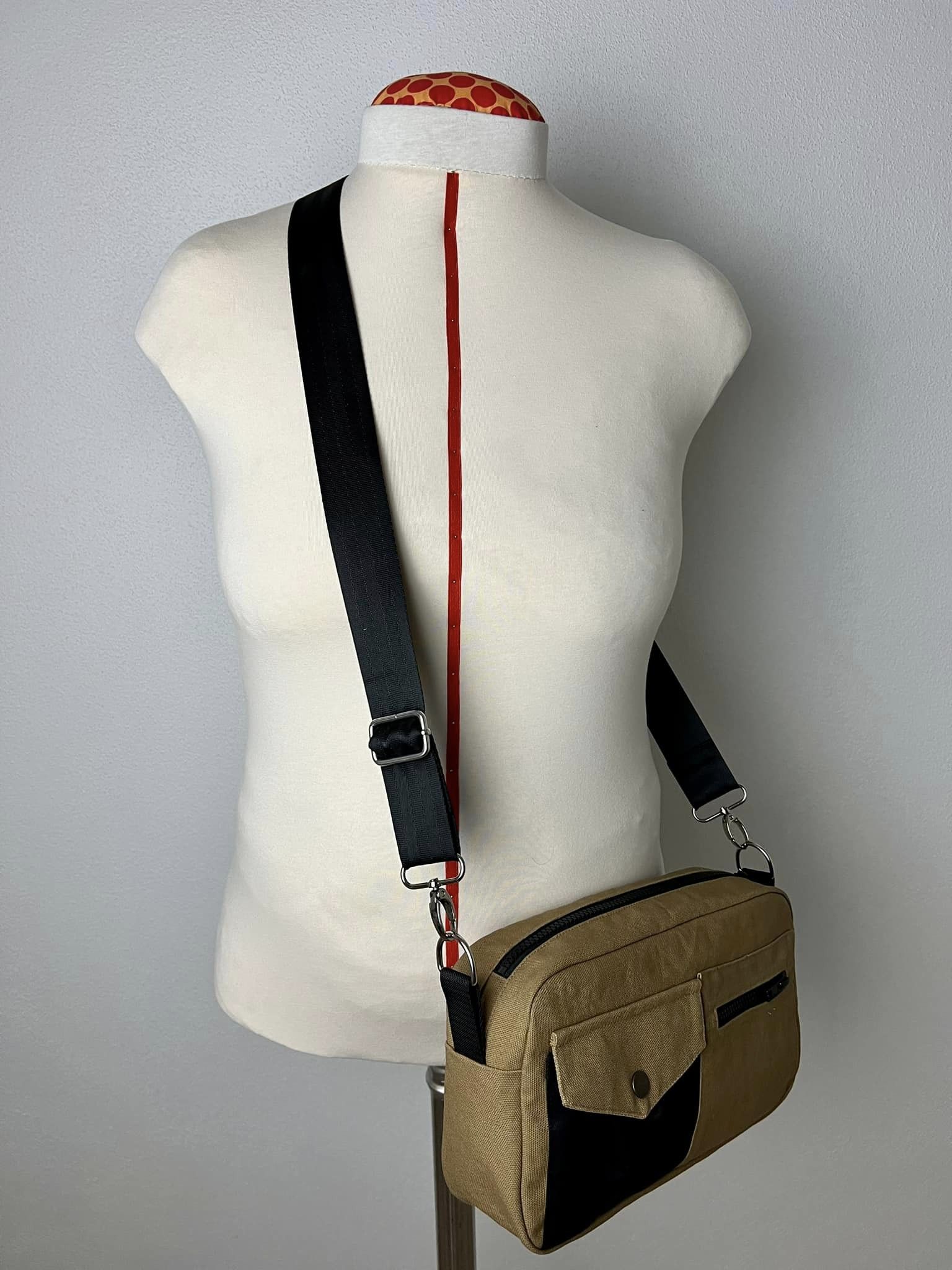 Gratis mønster og vejledning til skuldertasken Basicbag – Sygal.dk