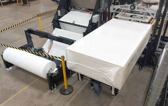 Packaging of insulation panels · Tentoma packaging solutions