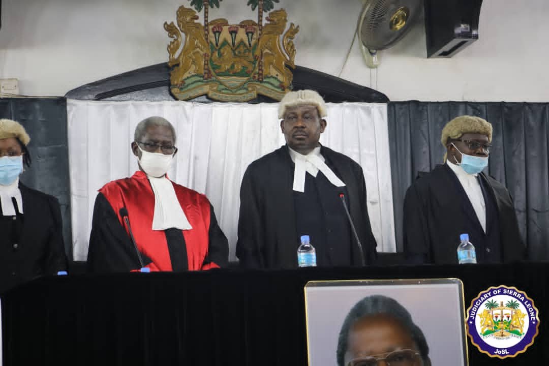 Chief Justice Eulogizes The Late Hon Justice Dr Rosolu Bankole John