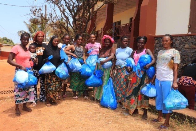 Caritas Freetown Offers Dignity Kits to 733 Women & Girls in 3 Fire ...