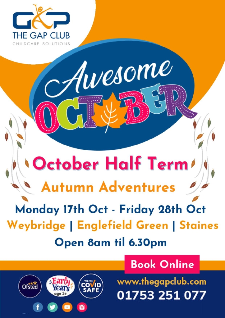 October Holiday Club 2022 – Bookings Open! | The Gap Club