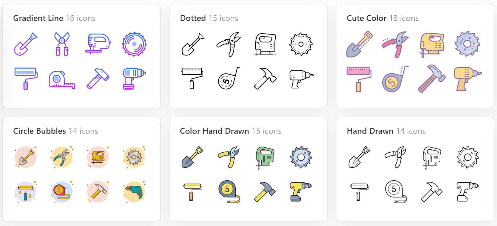 Gratis ikoner - Favorite tools