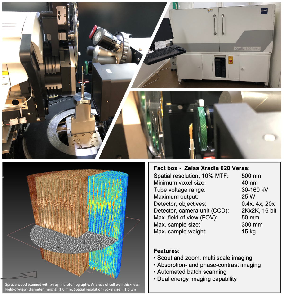 X-ray micro-tomography system Zeiss Xradia 620 Versa - Treesearch