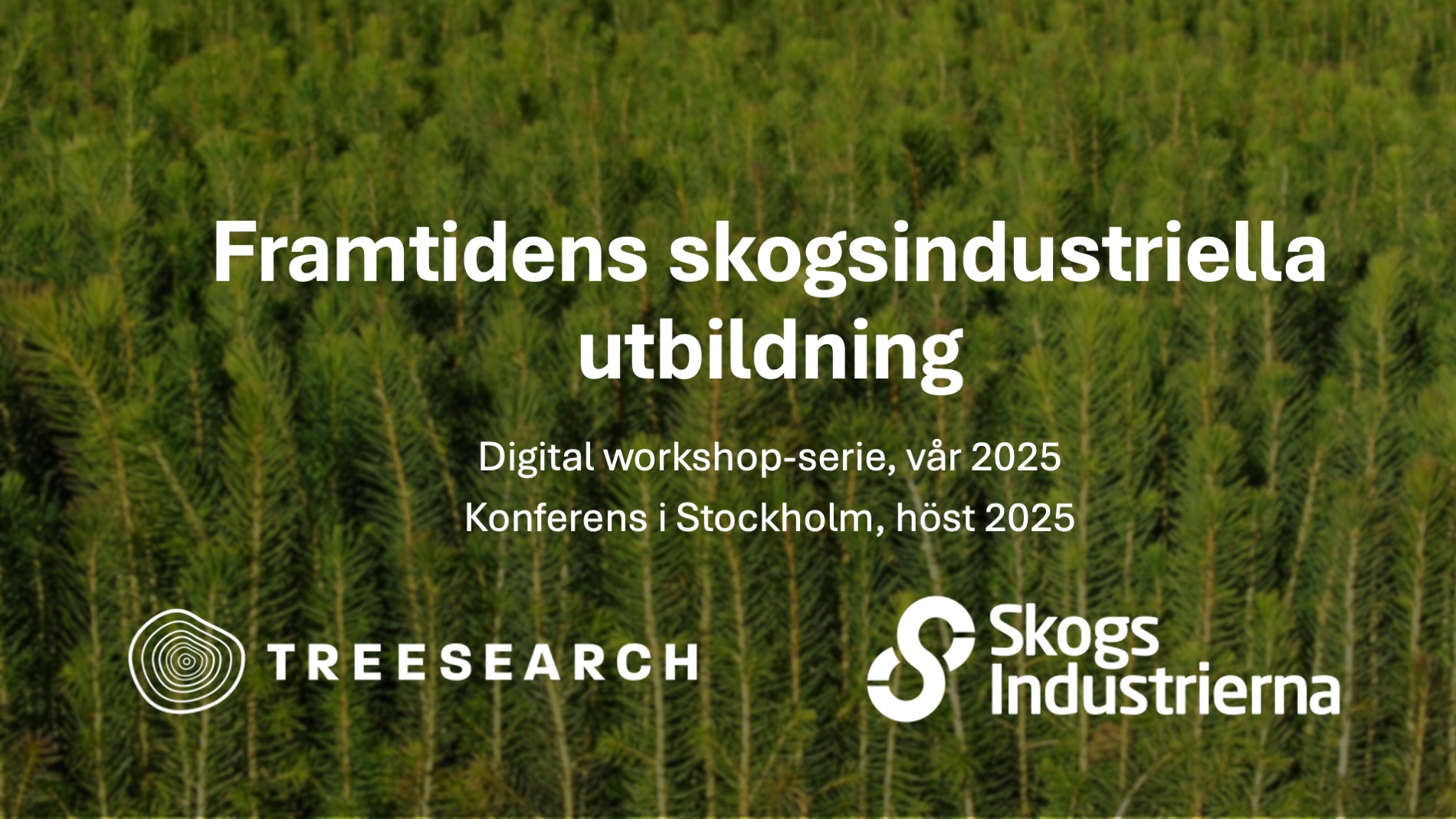 Utbildningskonferens 2025 registrering - Treesearch
