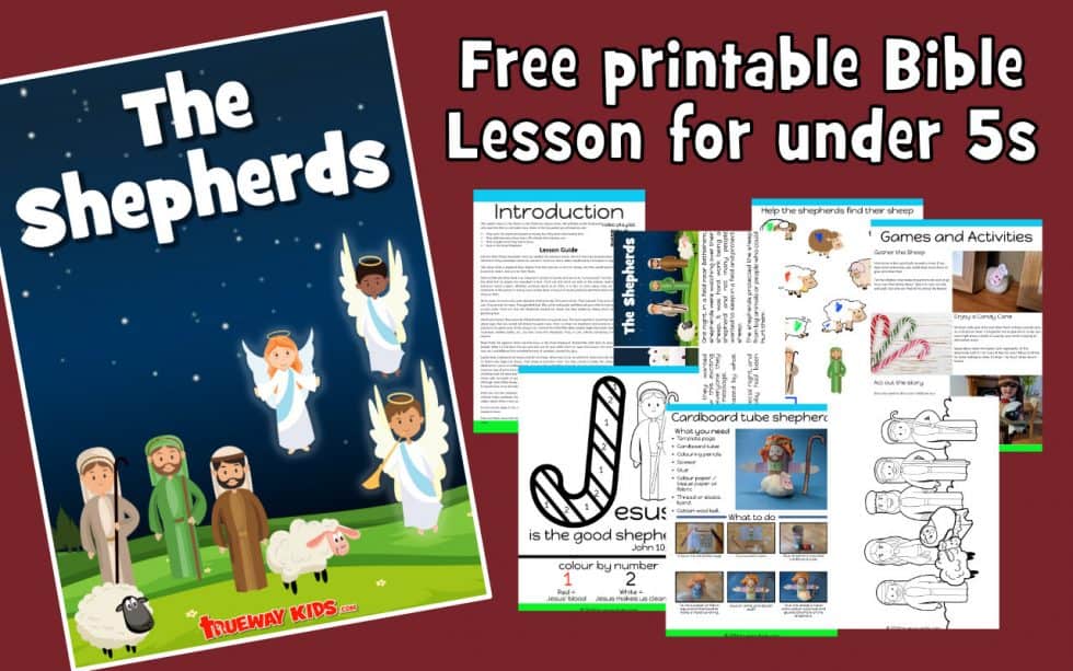 The Shepherds - Free printable Christmas Bible lesson - Trueway Kids