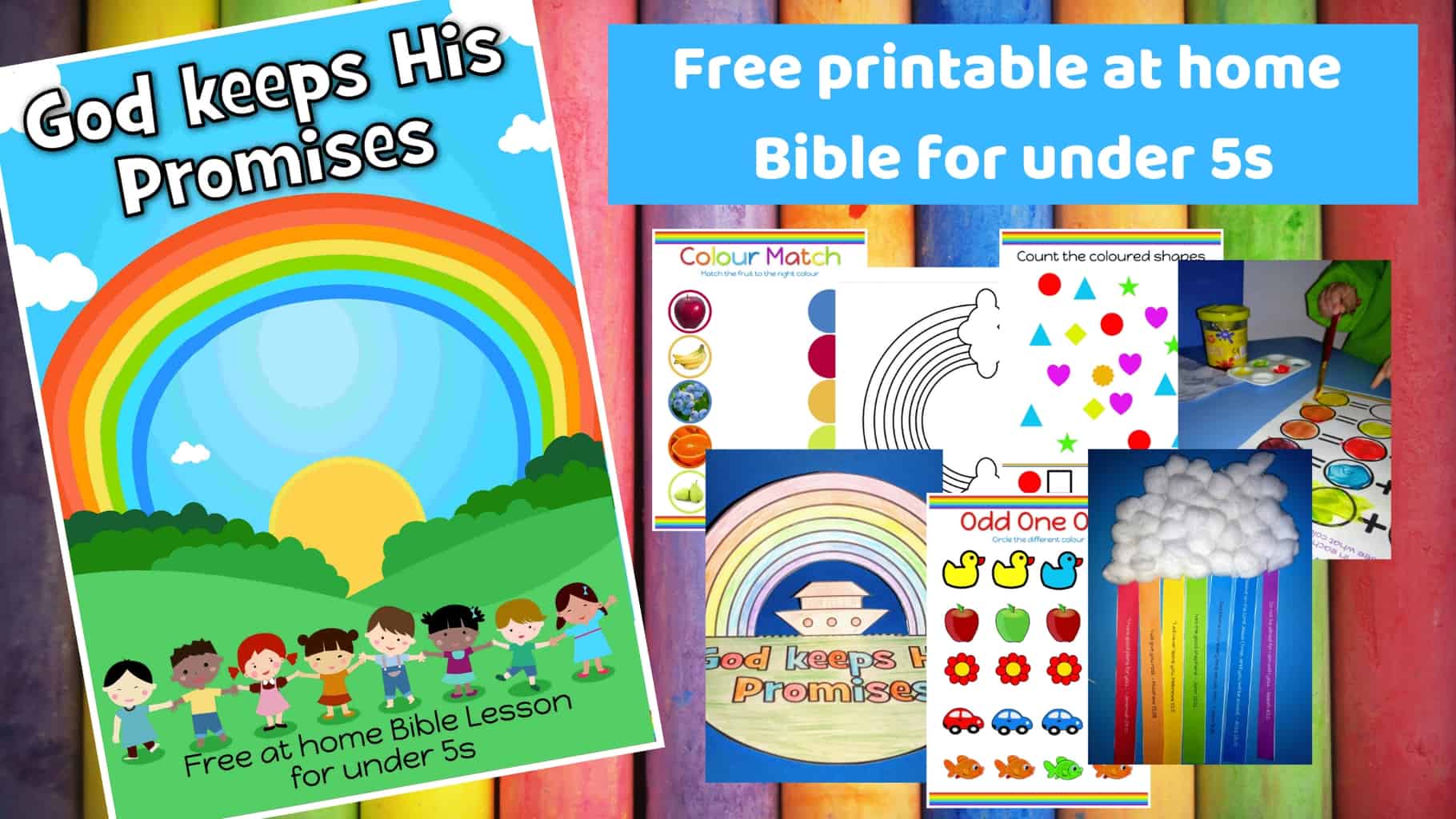God keeps His Promises – Free printable Bible lesson for preschoolers ...