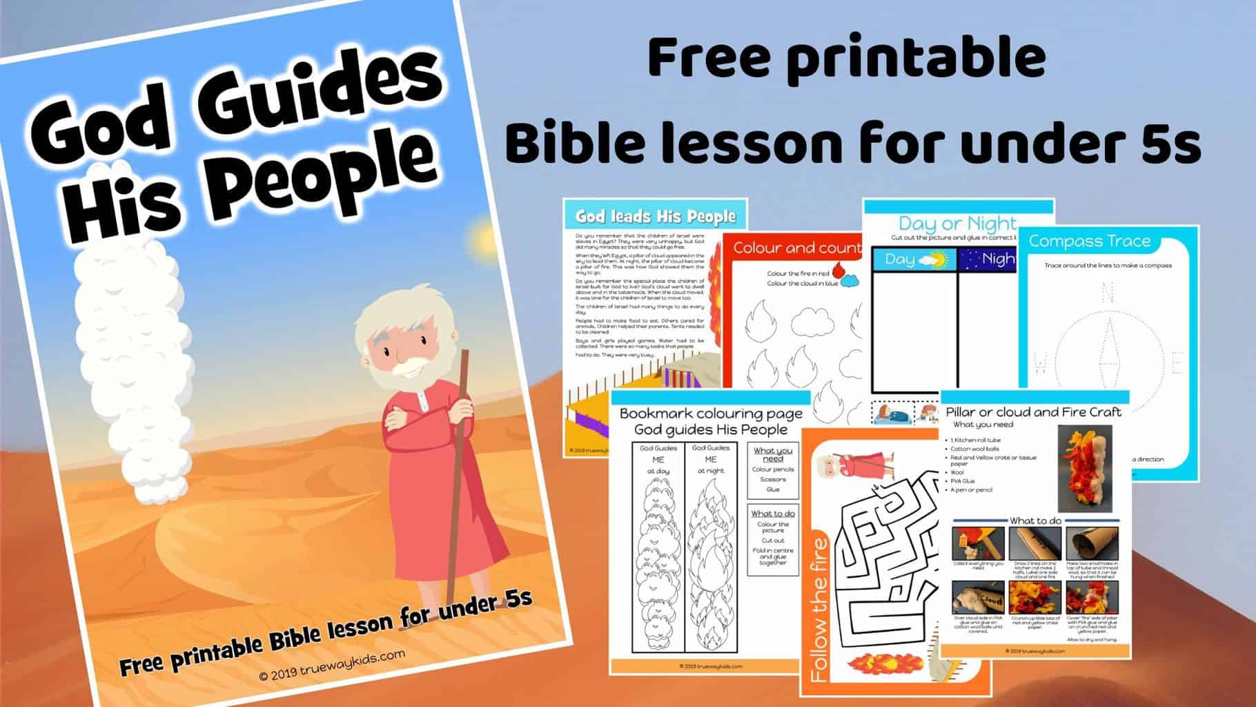 God guides His people - Free Bible lesson for children - Trueway Kids