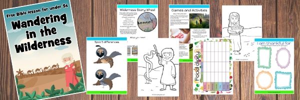 Wandering in the Wilderness - Free Bible lesson for kids - Trueway Kids