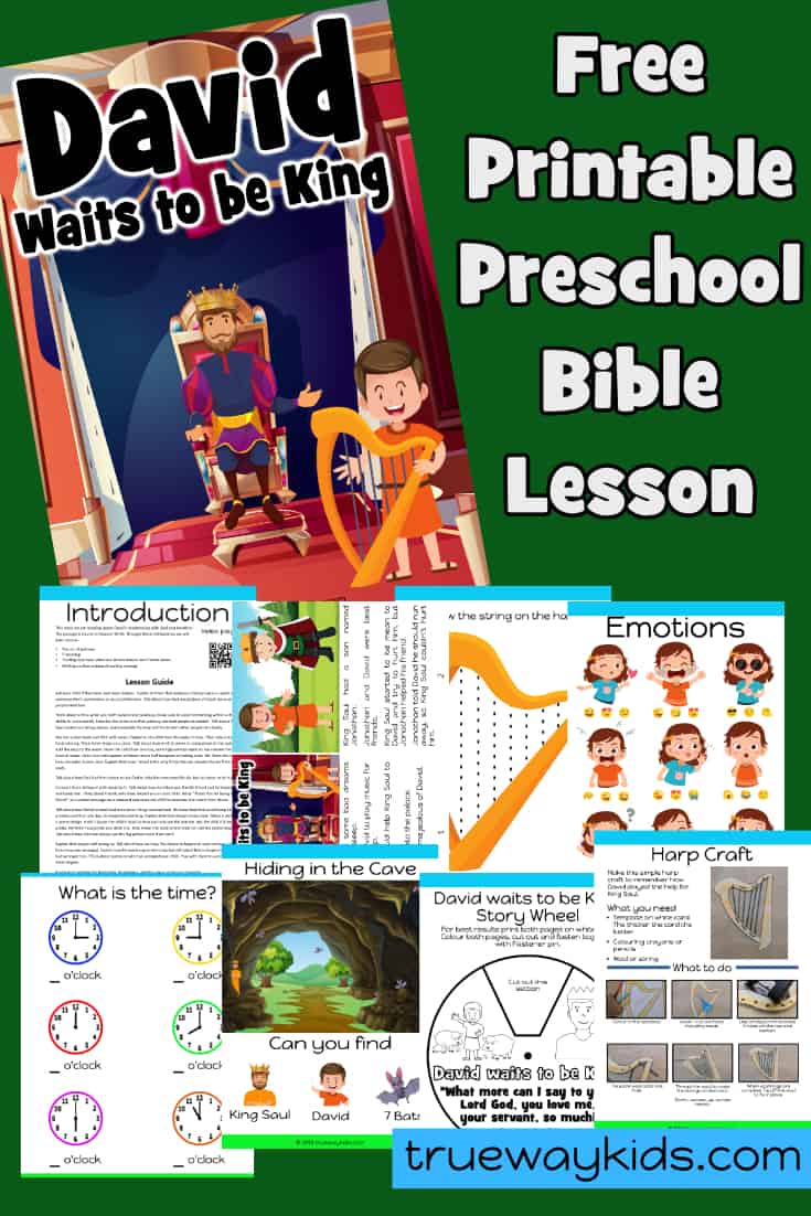 David Waits to be King - Preschool and Children's Bible lesson ...
