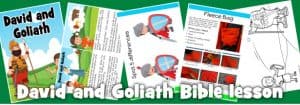 David and Goliath - Preschool Bible lesson - Trueway Kids