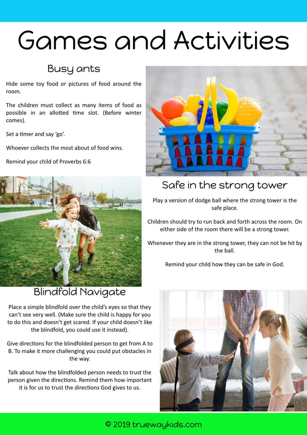 Proverbs - Preschool Bible lesson for kids - Trueway Kids